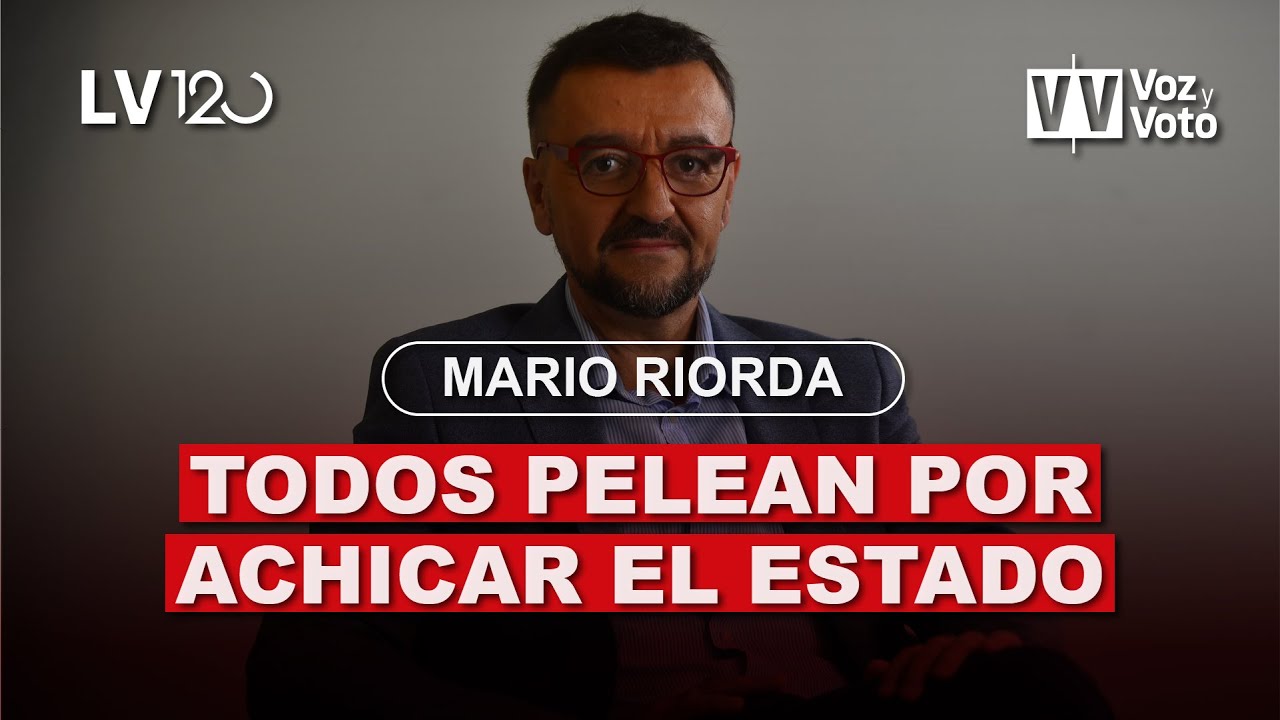 Mario Riorda: Todos pelean por achicar el estado | Voz y Voto - YouTube