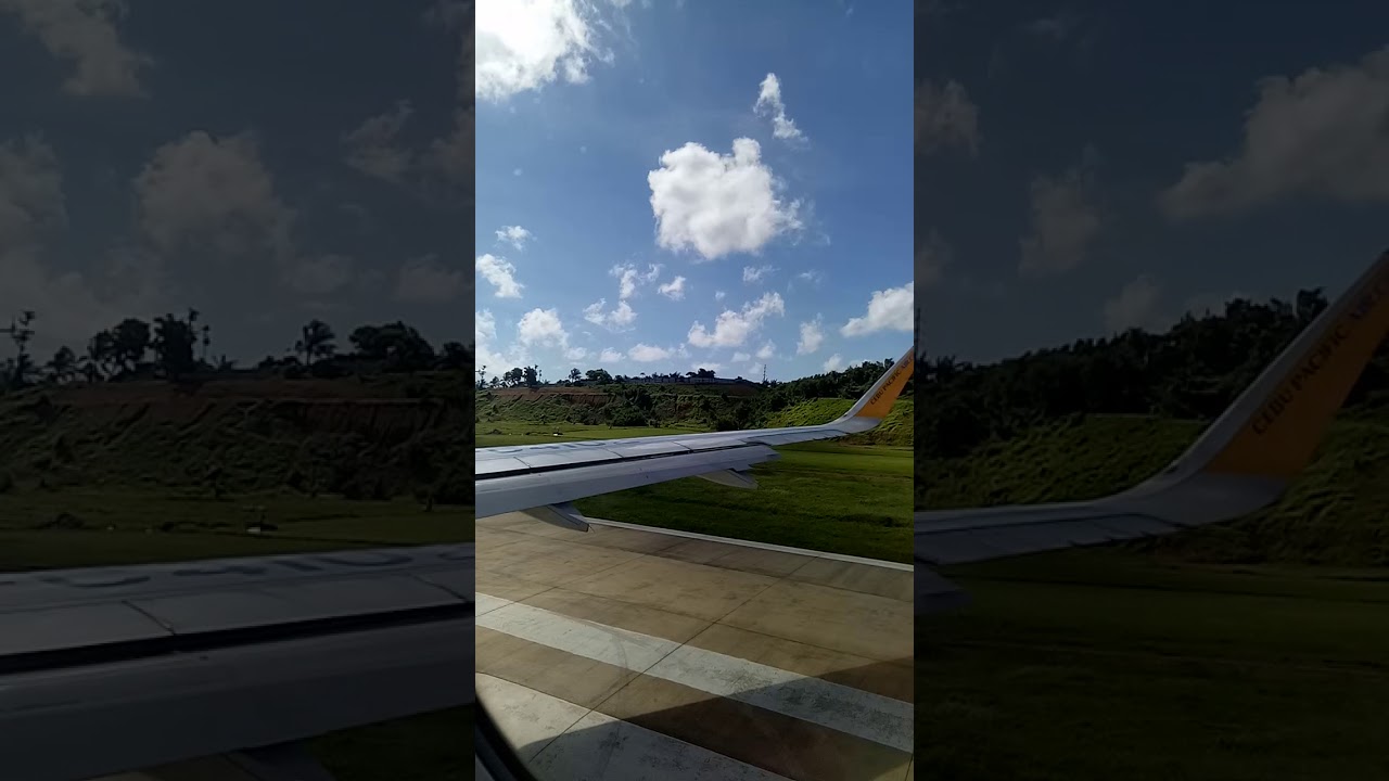 Godofredo p. ramos (Boracay) airport flight take off - YouTube