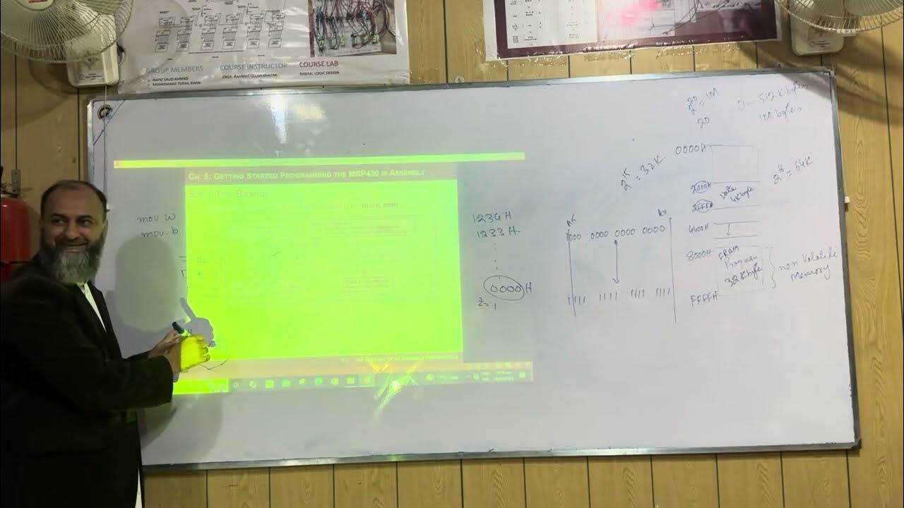 2.Programming in MSP430 Assembly Language | Embedded System Design | Prof. Dr. Zahid Mufti - YouTube