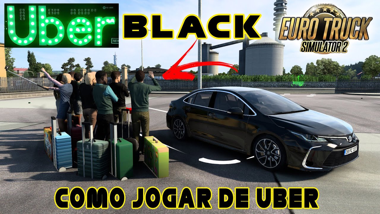 COMO JOGAR DE UBER E PEGAR PASSAGEIROS 1.41 EURO TRUCK SIMULATOR 2 ...