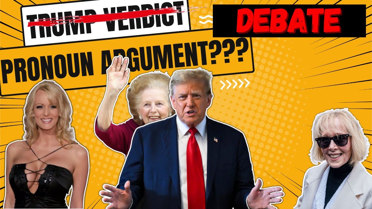 TRUMP VERDICT or PRONOUN DEBATE | MY_DOODE DEBATES - YouTube