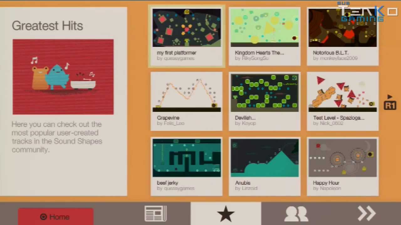 PS3 - Sound Shapes Gameplay Walkthrough (Intro) - YouTube