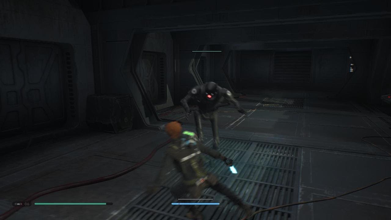 SW Jedi: Fallen Order - Jedi vs Security Droid - YouTube