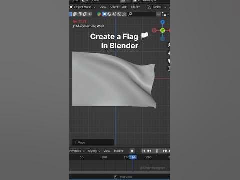 Create a Animated Flag 🏳 In Blender 3D #blender #3d #dart #art #render #digitalart #dmodeling ...