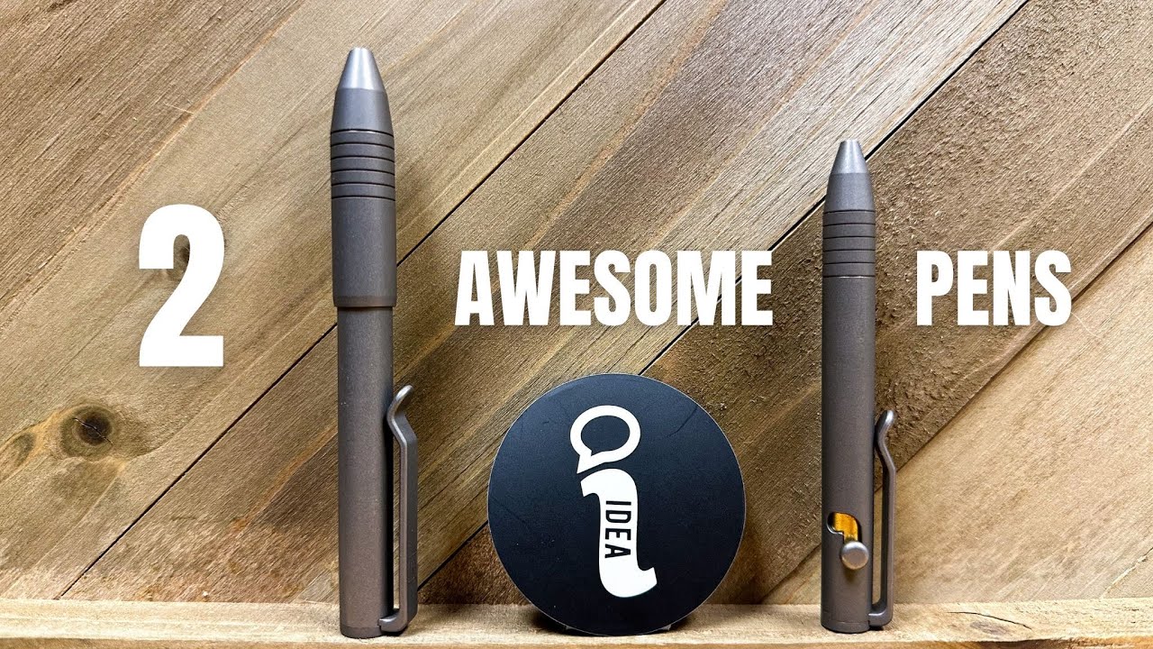 Unboxing 2 Awesome EDC Pens From Big Idea Design. Take your everyday ...