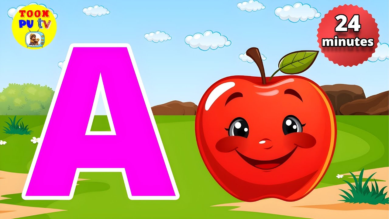 ABC Kid's Song, Phonics Song, A for Apple | 123 Numbers, Shapes ...
