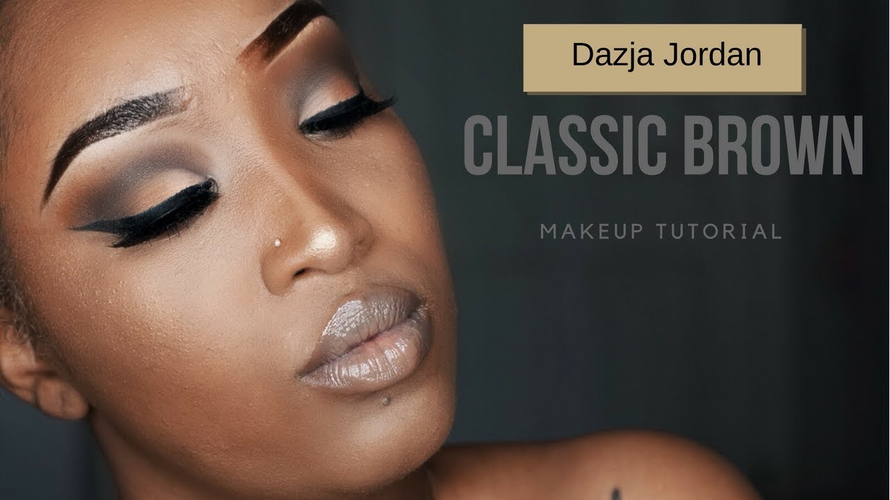 Classic Brown Makeup Tutorial - YouTube