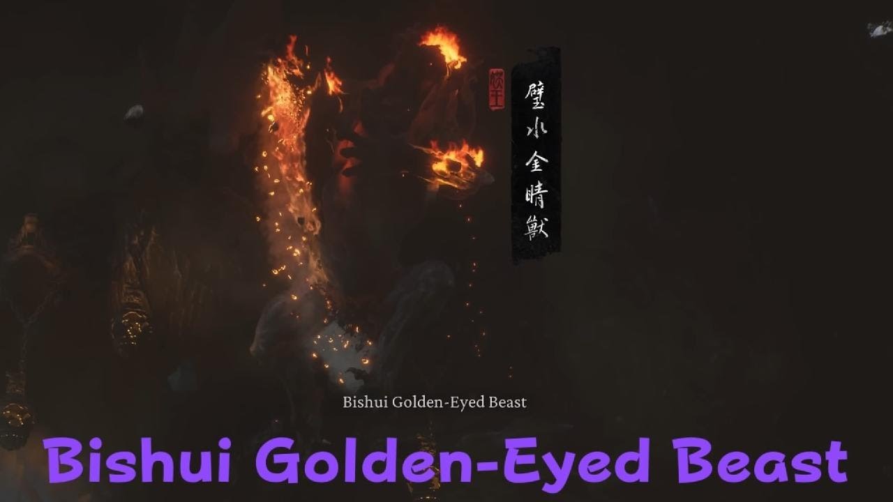 Black Myth: Wukong - Bishui Golden-Eyed Beast - YouTube