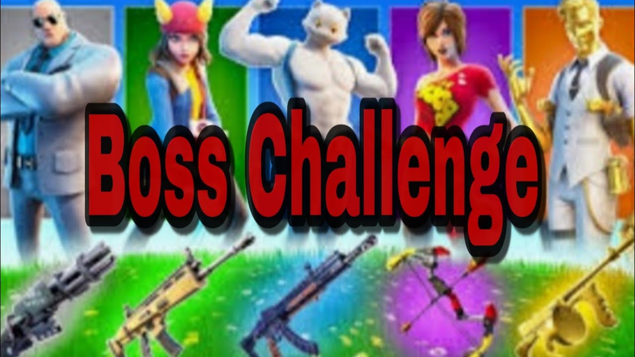 Zufällige BOSS Challenge!! IN SEASON 2 - YouTube