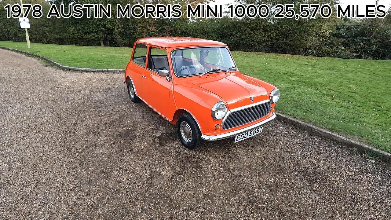 1978 AUSTIN MORRIS MINI 1000 25,570 MILES - YouTube