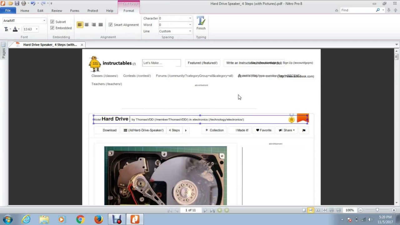 How To Edit in PDF Files Offline Using Nitro Pro 8 - YouTube