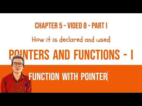 Pointer and functions - I | Formal parameter as pointer in a function ...