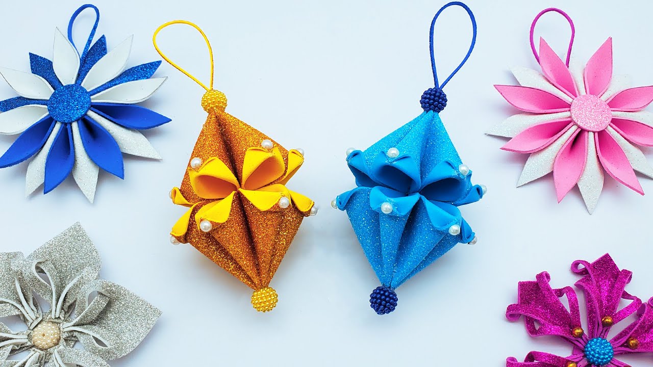 Easy and Quick Christmas Ornaments Making 🎄 Handmade Christmas Crafts ...