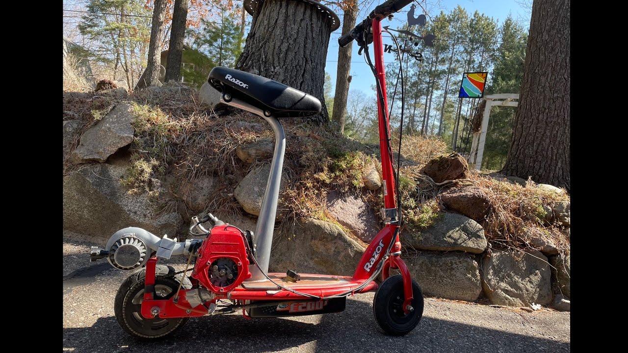 Turbocharged Two Stroke Scooter Finally Running! - YouTube