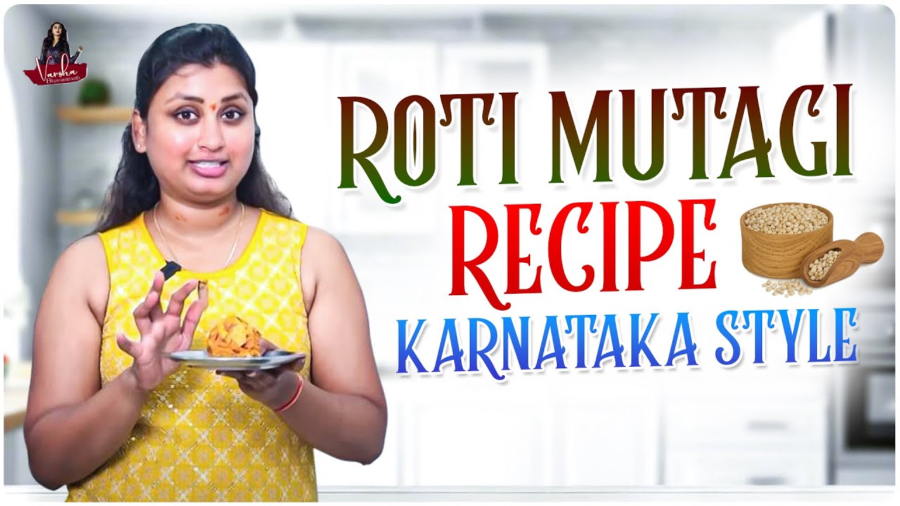 Roti Mutagi Recipe | Karnataka-Style Jowar Roti Recipe | Varsha ...