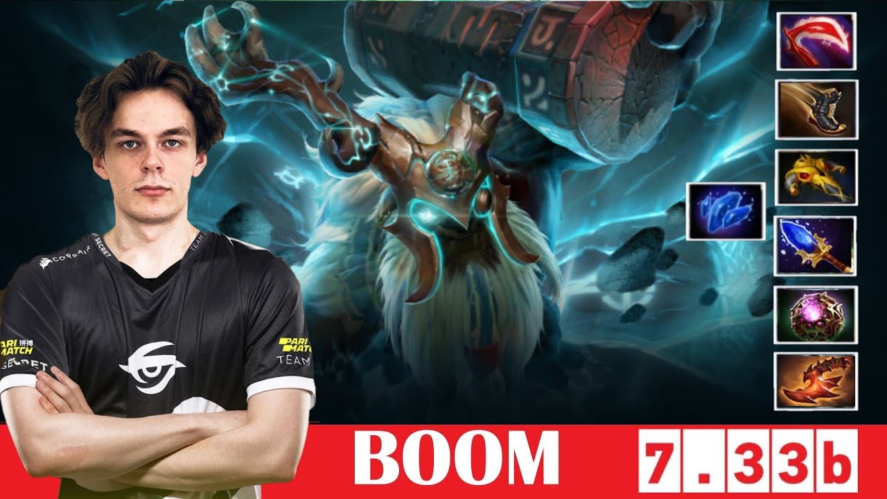 [DOTA 2] Team SECRET.BOOM the EARTHSHAKER [OFFLANE] [7.33b] - YouTube