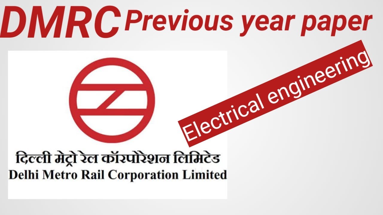 DMRC JE Electrical | Previous year Question Paper | Solved | Hindi ...
