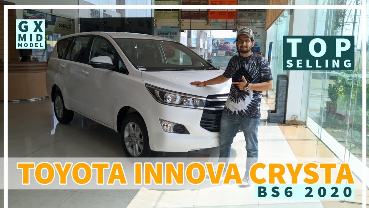 Toyota Innova Crysta 2020 Gx (2nd Base Model) BS6 Most Detailed Review ...