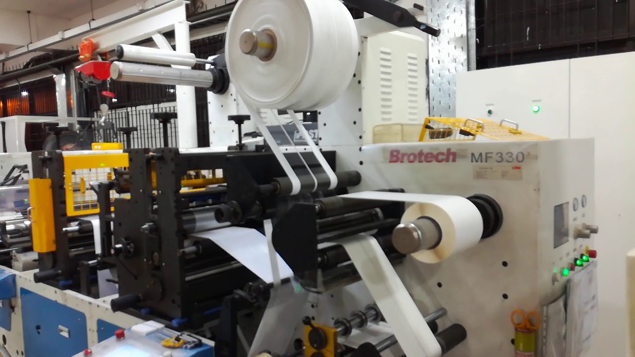 High Speed Flexographic Printing Machine Brotech MF330 (3) - YouTube