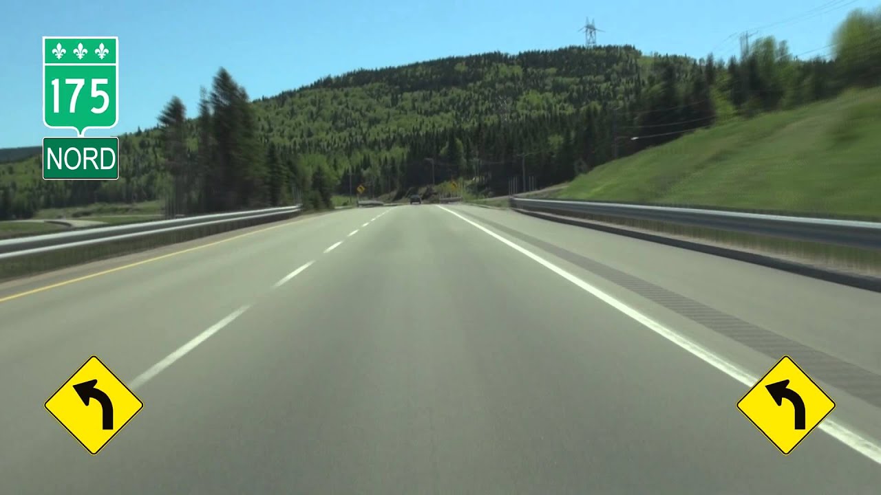 Autoroute 73 and Route 175, Quebec city to L'Etape, Quebec - YouTube