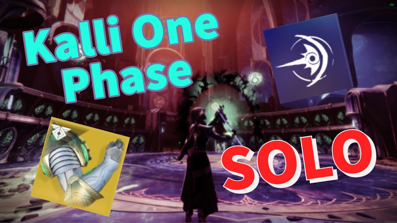 Shield bash versus Kalli in ONE phase | Destiny 2 - YouTube
