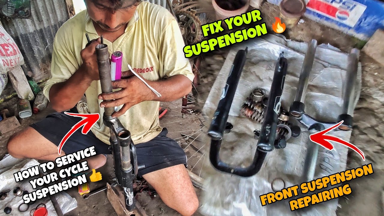 Cycle Front Suspension Not Working | How To Service Your Cycle Front ...