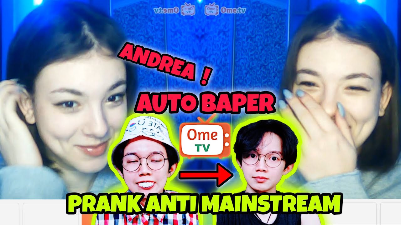 PARAH !!! PRANK NYAMAR JADI CULUN BERUJUNG BAPER - Ome.TV Internasional - YouTube