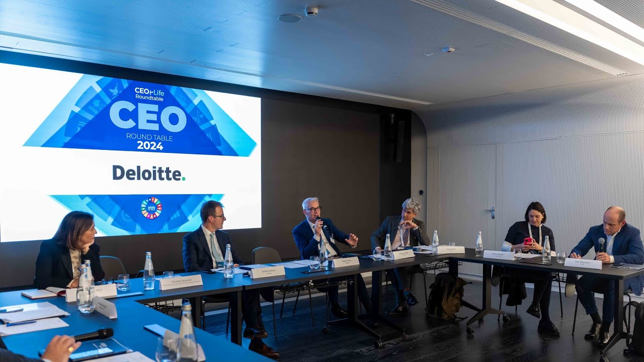 2° giro di tavolo - CEOforLIFE Round Table Deloitte - YouTube