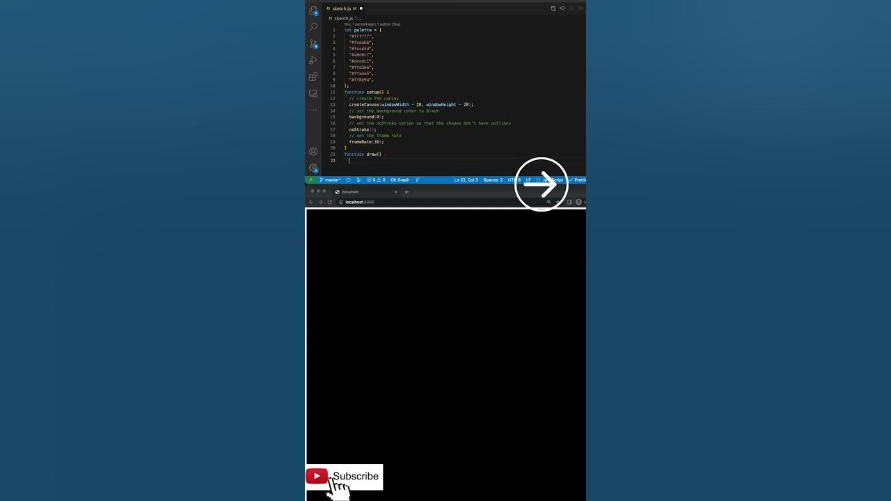 How To Create A Generative Art Using P5 Js Code Youtube
