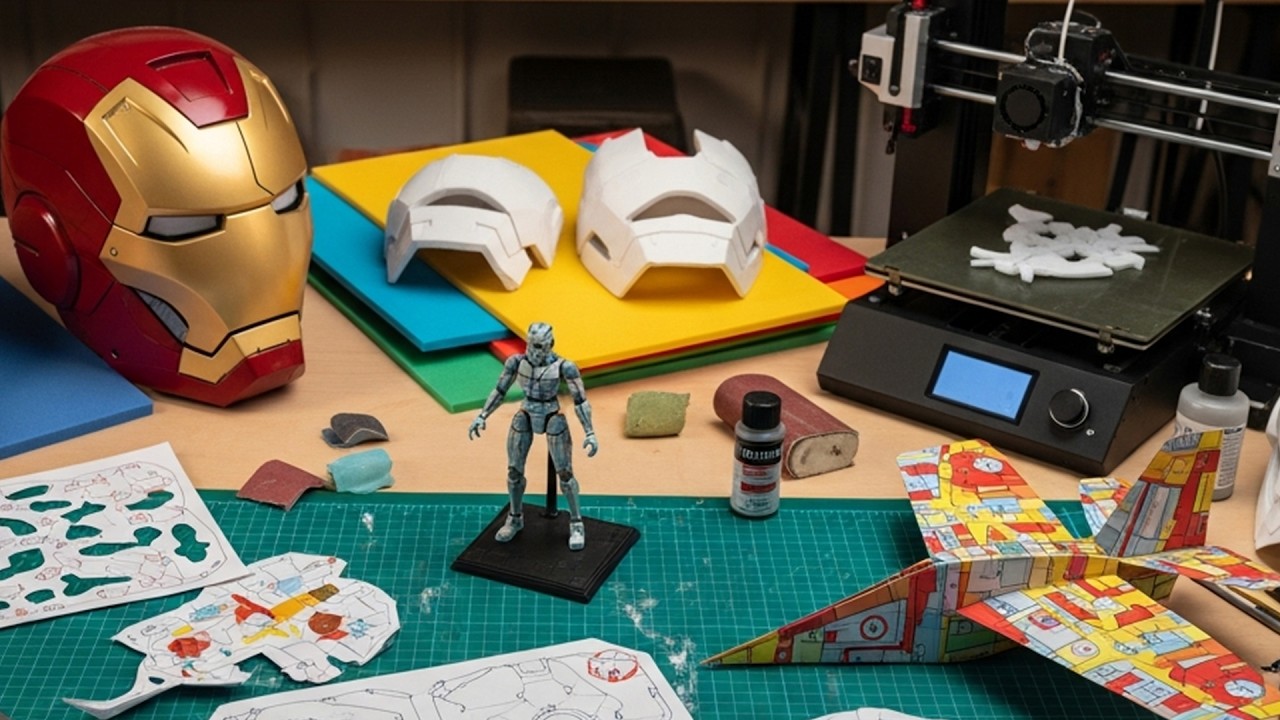 How to build anything for Art or Cosplay - YouTube
