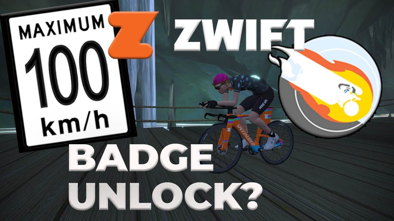 Can I UNLOCK THE 100KPH BADGE on Zwift? - YouTube