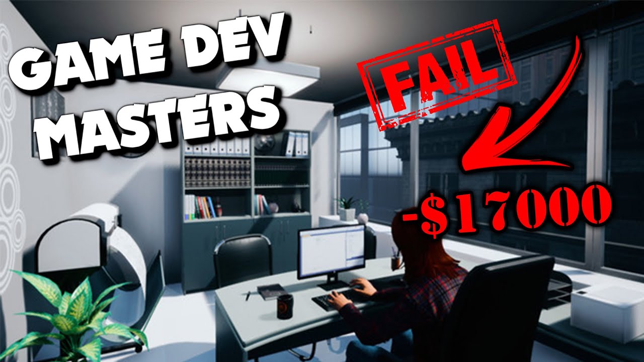 I Went Bankrupt with my New Gaming Studio! // Game Dev Master Part 1 ...