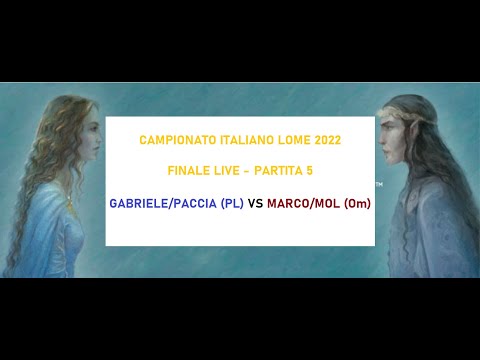 Campionato Italiano LOME 2022 - Finale Live - partita 5 - Gabriele/Paccia (PL)  vs Marco/Mol (Ombra)
