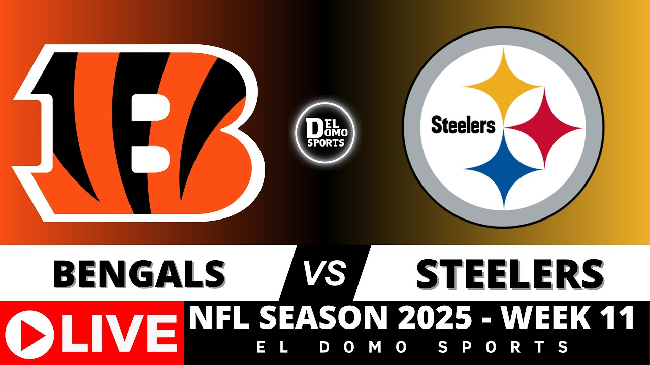 CINNCINNATI BENGALS VS PITTSBURGH STEELERS 🏈 NFL Week 11 Play-by-Play ...