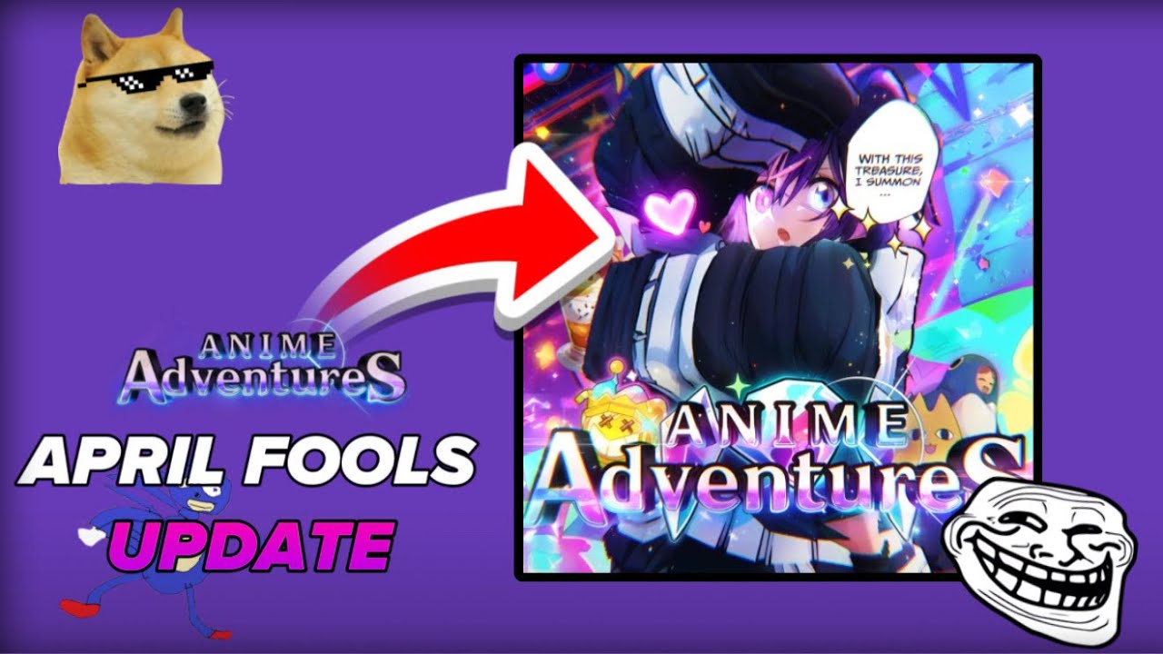 OBTAINING The NEW *META* April Fools Units In ANIME ADVENTURES Update ...