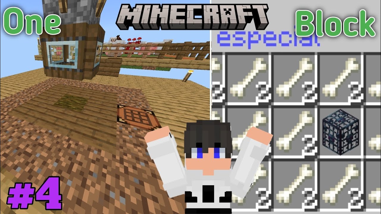 Minecraft one block | i got Spawner |Episode 4 - YouTube