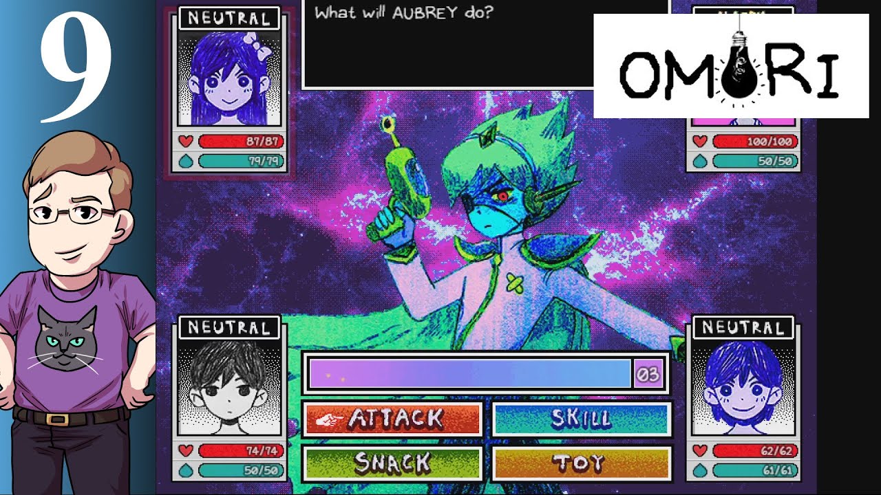 Let's Play Omori (Blind) Part 9 - The Recycling Machine, Space ...