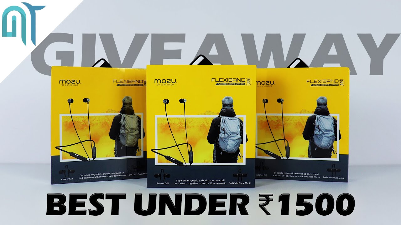 Best Bluetooth Neckband under ₹1500 - Mozu Flexiband 500 Review ...