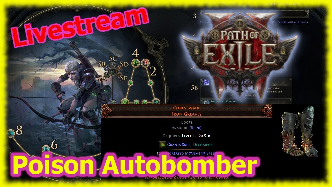 Poison Autobomber Pathfinder | Early Maps | Path of Exile 2 - YouTube