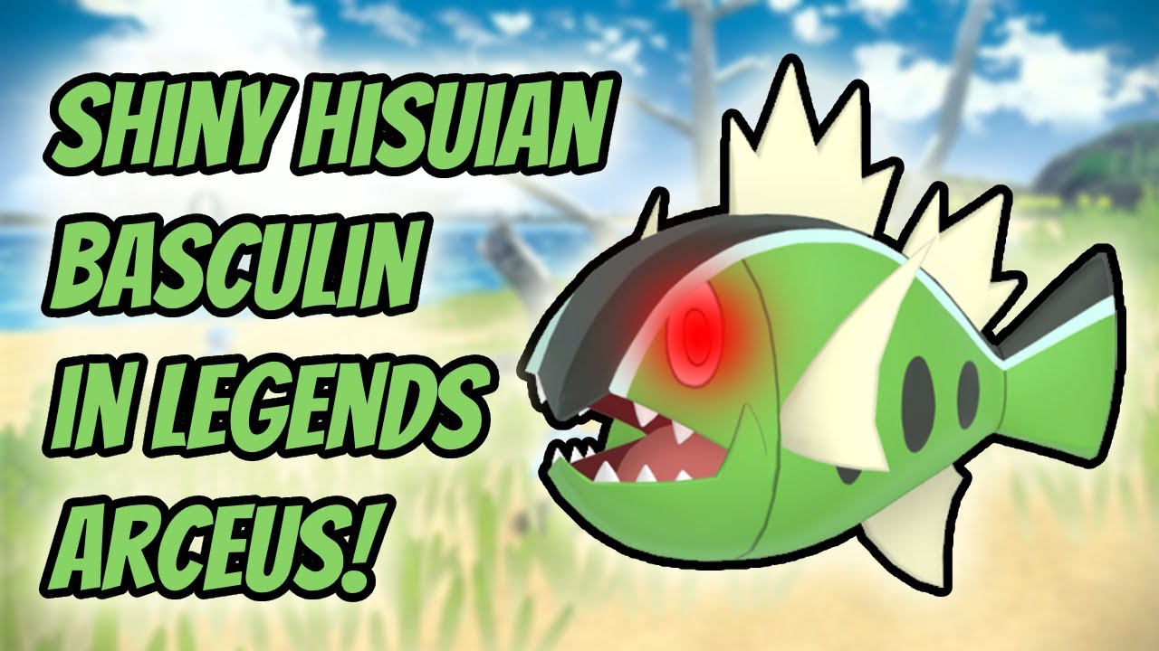 Finding a Shiny Hisuian Basculin in Pokemon Legends Arceus #shorts ...
