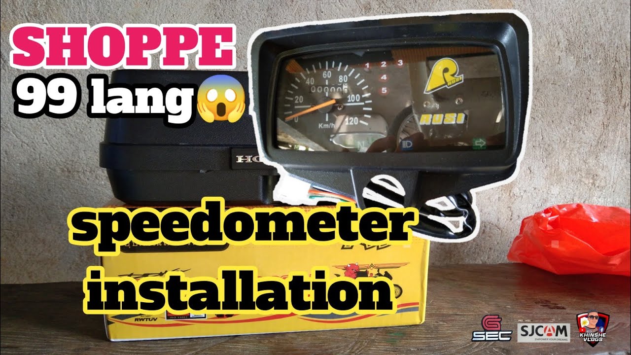 RUSI SPEEDOMETER Installation - YouTube