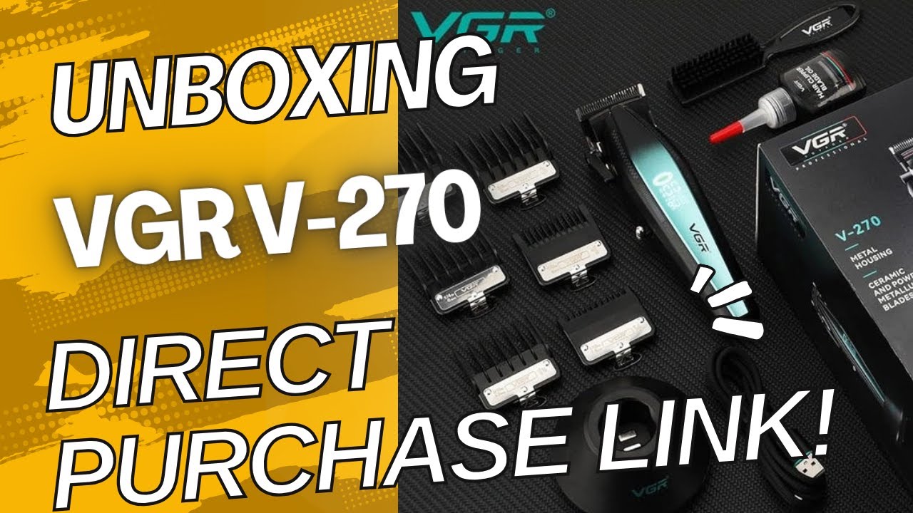 VGR V-270 Hair Clipper Unboxing & Review ⚡ | Best Budget Trimmer?# ...