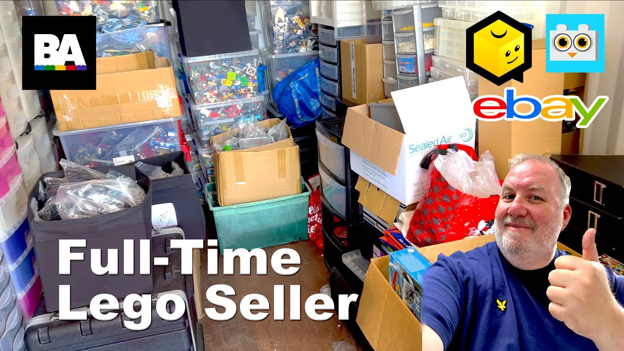 VLOG95 - Lego Container Visit, Adding Techic Parts to Bricklink ...