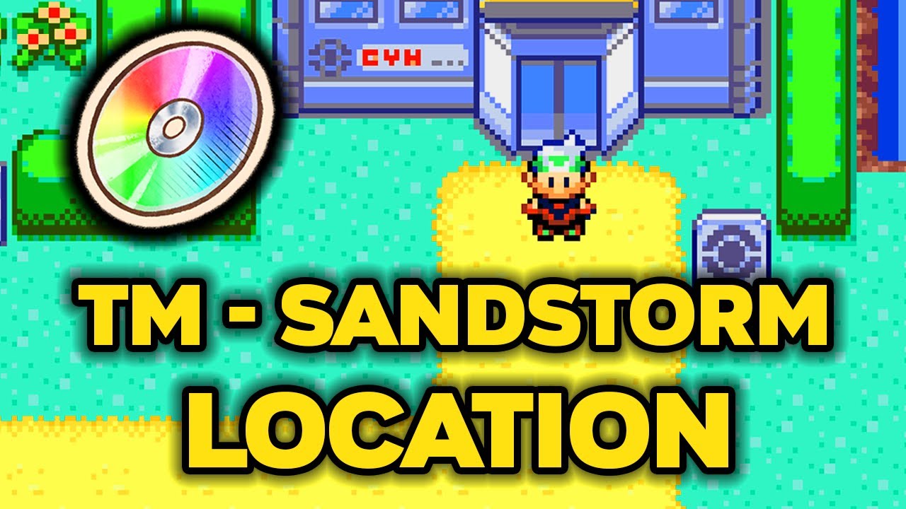 How to Find TM37 - Sandstorm in Pokemon Emerald! - YouTube
