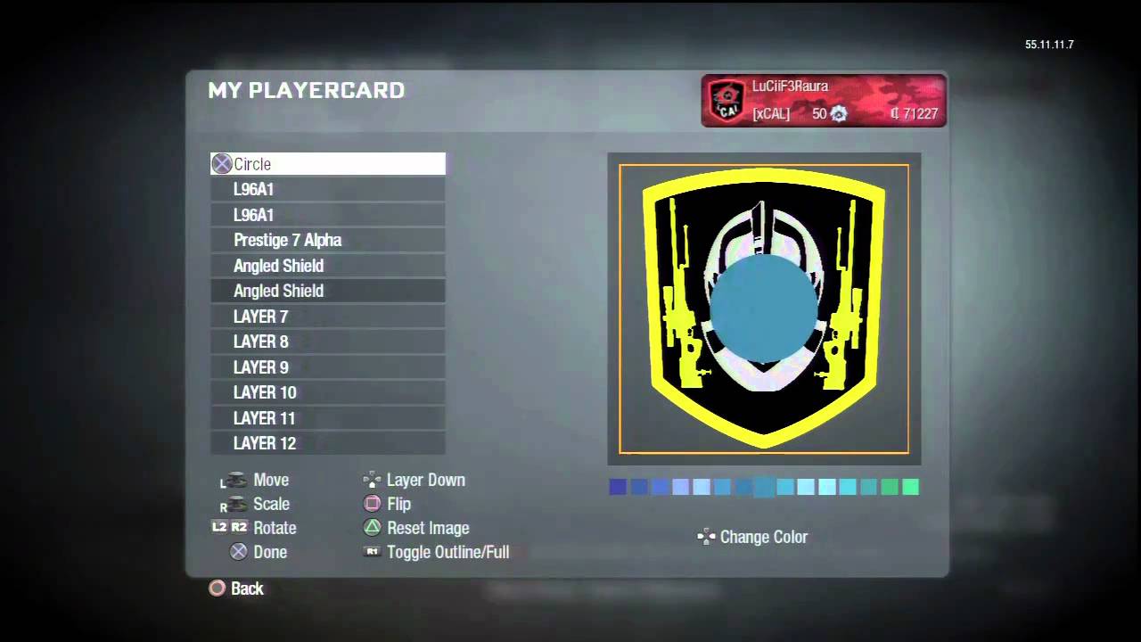 LuCiiF3Raura's Call Of Duty Black Ops - Knight Custom Emblem Tutorial ...