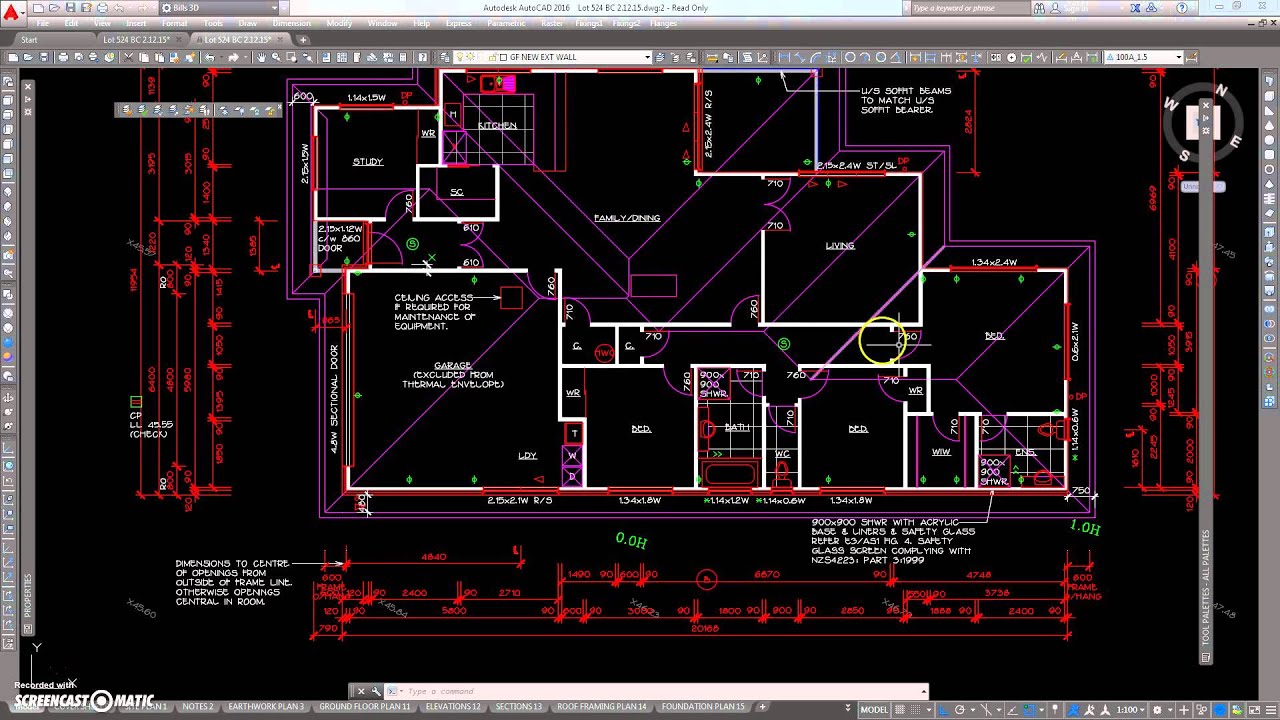 Autocad LT Architectural Drafting Tutorial Lesson 5 - YouTube