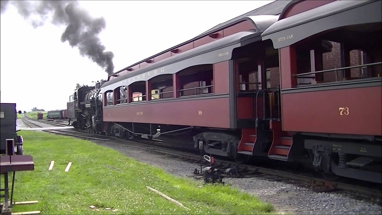 Strasburg Railroad - Excursion Trains in Action 2014 - YouTube