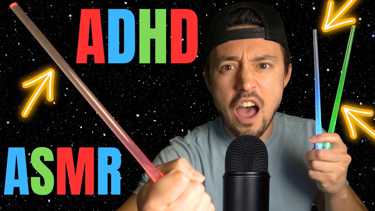 🔴 [ASMR] LIGHTSABERS Livestream! | Fast ADHD ASMR - YouTube