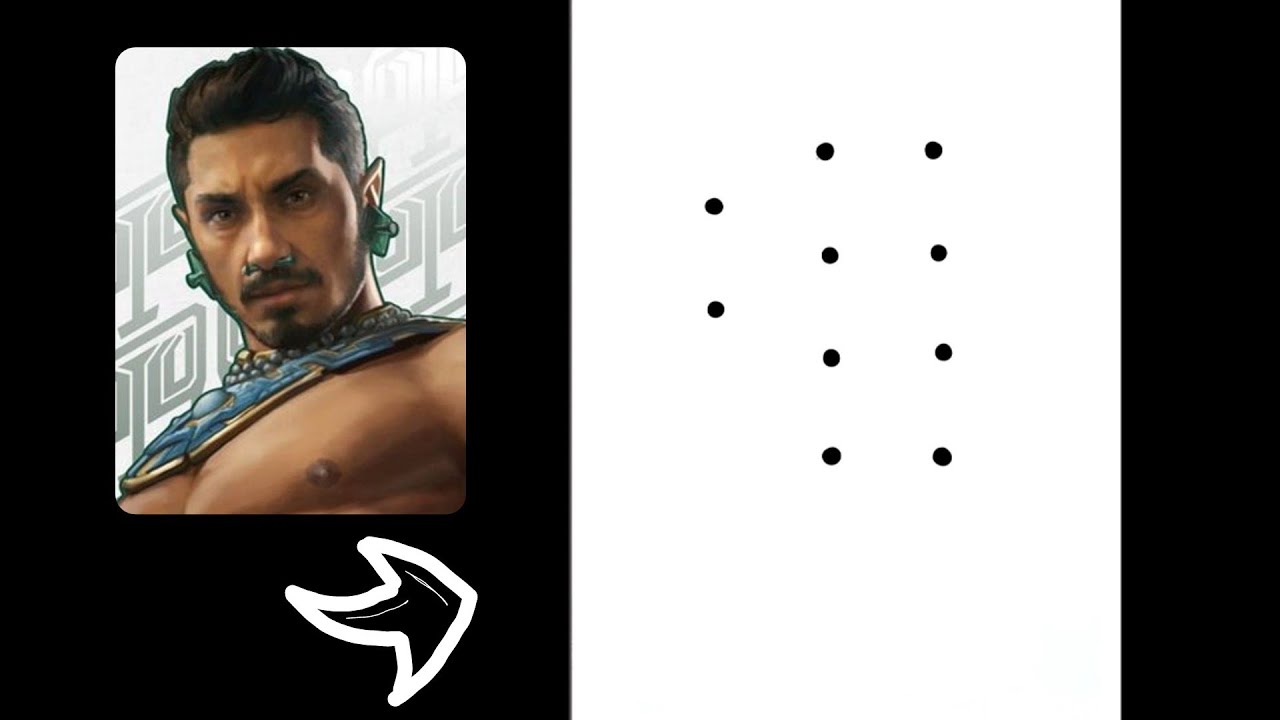 How to draw namor || namor drawing || drawing from dots || how to draw ...