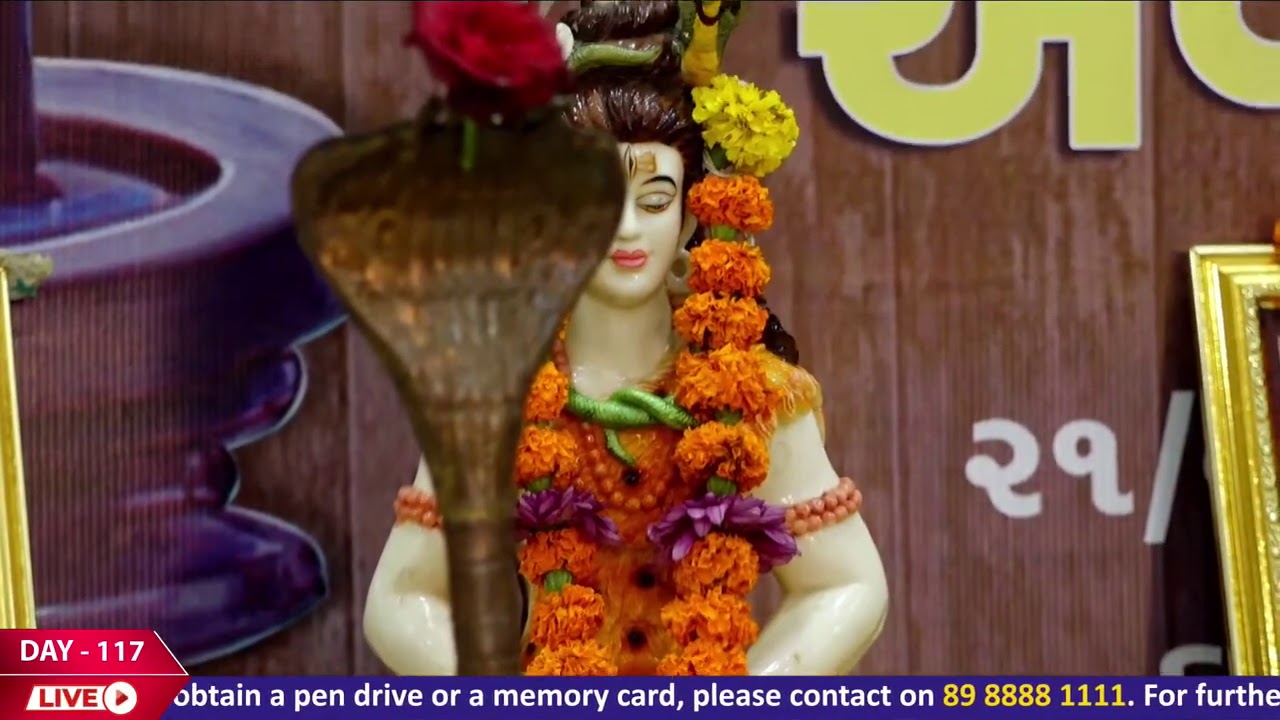 Shiv Poojan 2020 શિવ પૂજન | Day 18 | Satsang Bhavan Mumbai સત્સંગ ભવન ...